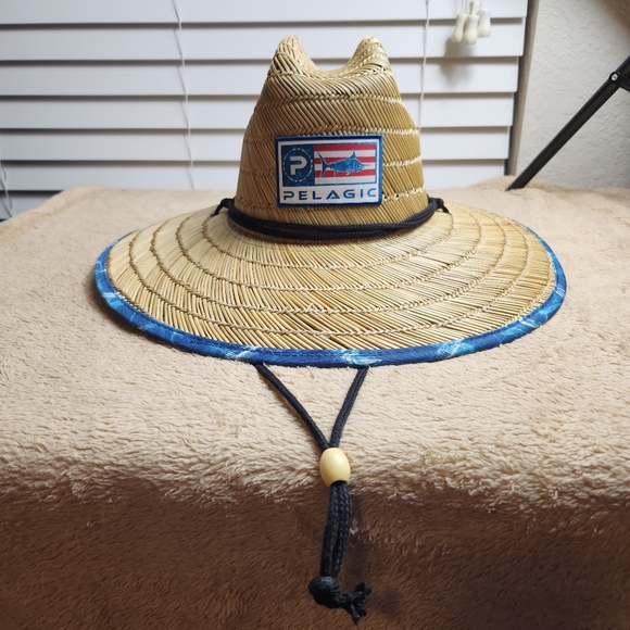 Pelagic | Accessories | Pelagic Nwt Baja Straw Sunset Hat In A American ...